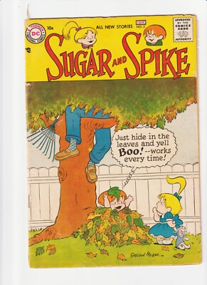 SUGAR AND SPIKE 5 1958, DC HUMOR Comics SHELDON MAYER PINT SIZED PIN ...