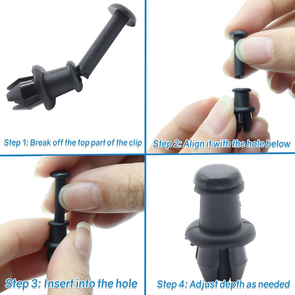 Rear Boot Parcel Shelf String Cord Strap w/ 2pcs Clips For Peugeot 108 ...