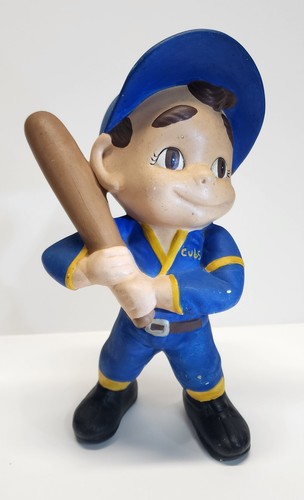 Vintage 70s Baseball Player Smiley Boy PETS Ceramic Atlantic Mold ...