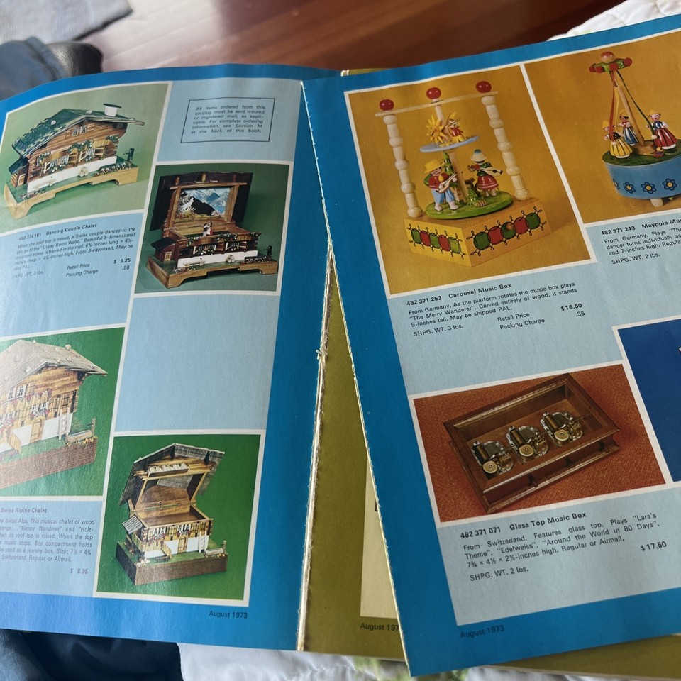 1973 Mail A Gift AAFES MAIL ORDER CATALOG Army Air Force European ...
