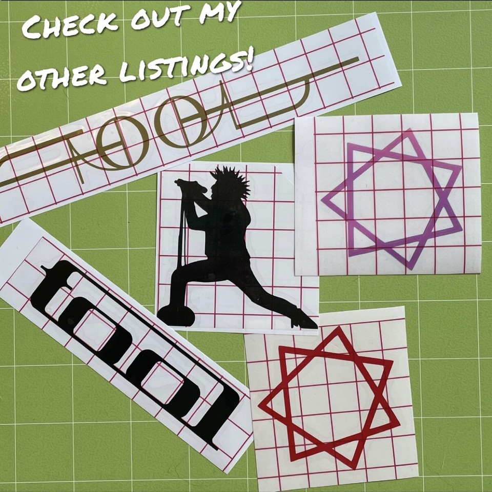 Tool band vinyl decal sticker CHOOSE A COLOR! MJK | eBay