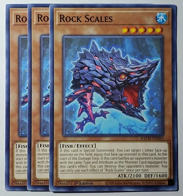 Yugioh x3 Rock Scales BACH-EN083 Common 1st Edition *In Hand* | eBay