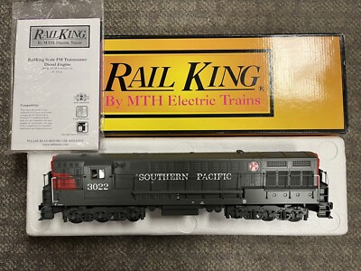 + MTH O Gauge RailKing Southern Pacific FM Trainmaster Diesel Engine PS ...