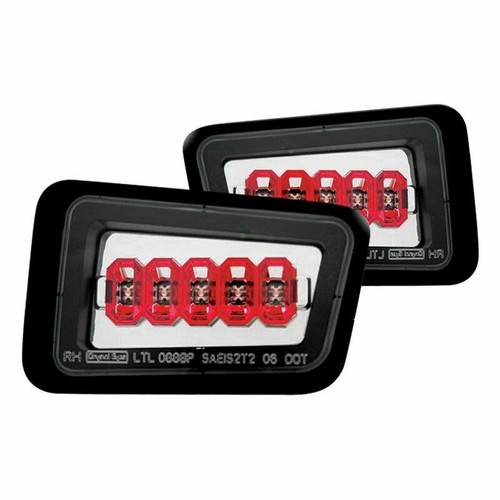 New Chrome LED Rear Bumper Tail Light Set For 2005-2009 H2 Hummer ...