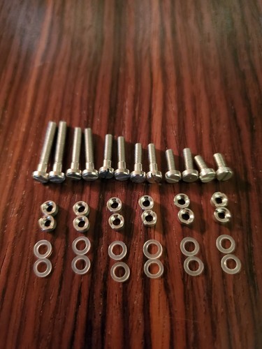 Aluminum Headshell Phono Cartridge Mounting Screws 36 Piece Set ...