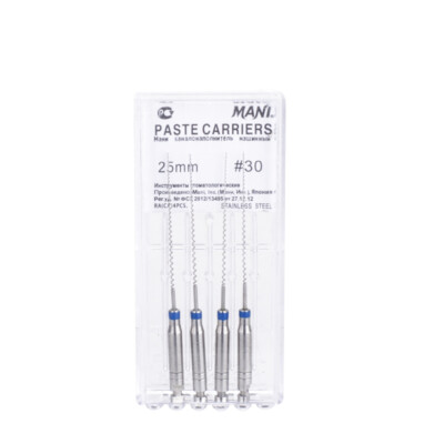 Mani PC30 Paste Carriers Stainless Steel Size #30 25mm .02 Taper 4/Pk ...