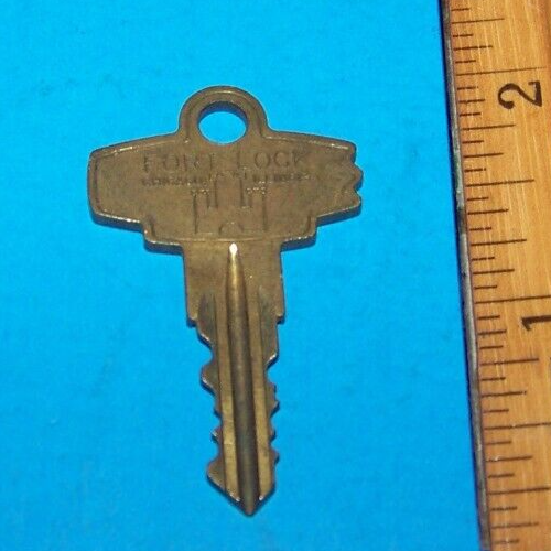 Fort Lock Vintage Key (750) (1422) Fort Lock Chicago Illinois USA | eBay