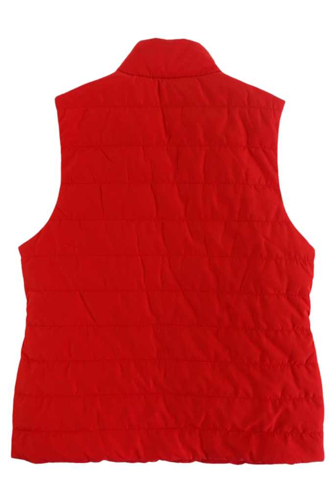 Michael Kors NEW Quilted Red Vest Womens Medium Sleeveless Puffer ...