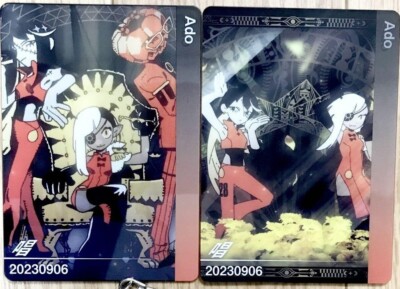 Ado 2nd Album Zanmu Release Event Pop-up Store Acrylic Trading Cards ...