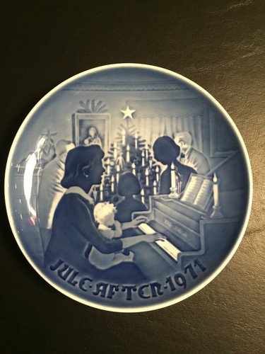 Jule Aften 1971 Danish plate B & G Kjobenhavn T Skoven for Jul Denmark ...