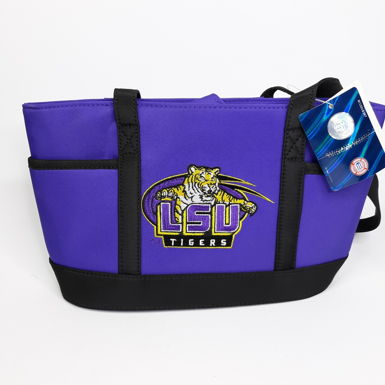 LSU Tigers Snap Tote Handbag Womans Purse by Sandol Purple | eBay