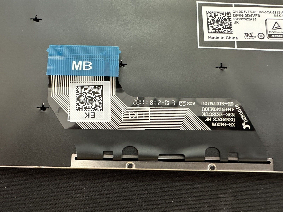 Dell Latitude 3190 uk layout QWERTY keyboard 0D4VF8 | eBay UK