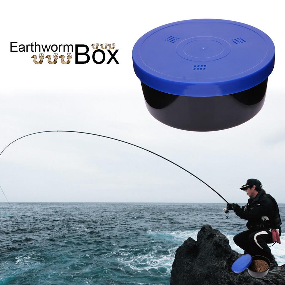 Live Bait Storage Box Plastic Fishing Lures Storage Case Fishing ...