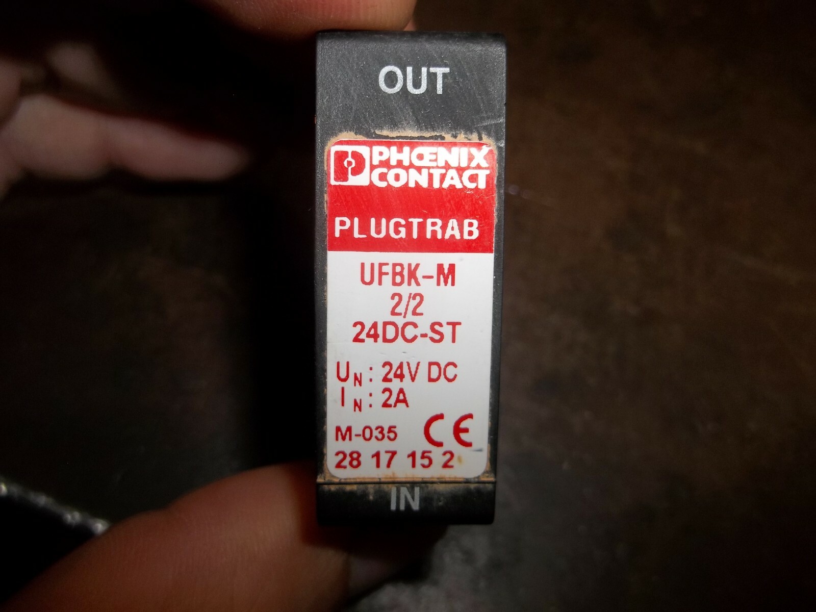 PHOENIX CONTACT UFBK-M 2/2 24DC-ST PLUGTRAB SURGE PROTECTION PLUG ...