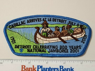2001 National Jamboree JSP Detroit Area Council Blue bdr. [MK181] | eBay