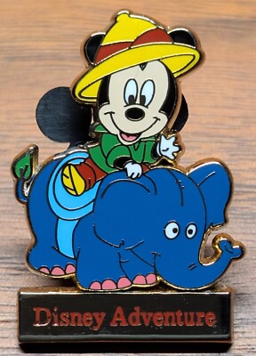 TDR Disney Adventure Baby Mickey Mouse Blue Elephant Safari Tokyo Japan ...