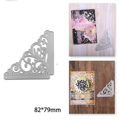 Lace Corner Metal Cutting Dies Scrapbooking photo album Decoration ...
