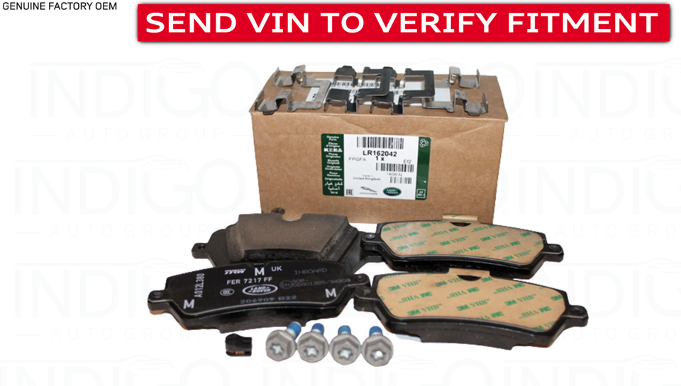 GENUINE FACTORY OEM Range Rover Rear Brake Pad Set Genuine *VERIFY VIN ...
