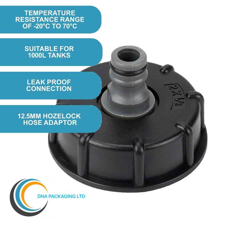 Ibc Reducer Tap Hoze Cap Water Standard Fit Stillage Tank Outlet Hose ...