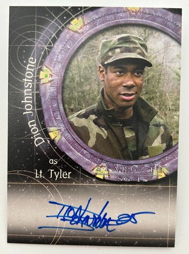 Dion Johnstone as Lt. Tyler Autograph Trading Card A56 - Stargate SG-1 ...