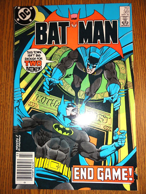 Batman #381 Newsstand Night-Slayer Nocturna J Todd Robin 1st Motif ...