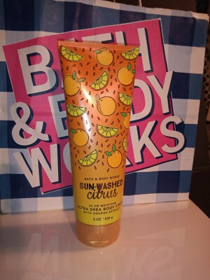 BATH and BODY WORKS SUN-WASHED CITRUS BODY CREAM | eBay