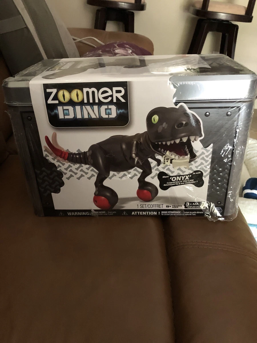 Onyx Zoomer Dino With Tin Storage Case