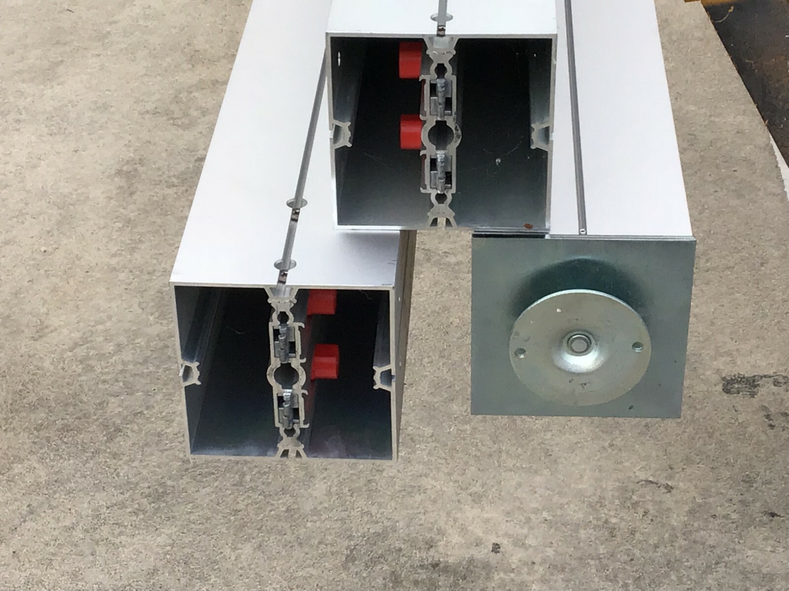 Aluminium Box Section SHS 120x120x3mm w/ T-Slot - Per metre -Ask about ...