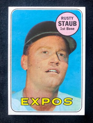 1969 Topps Rusty Staub #230 Montreal Expos — LOOK! Selling Collection ...