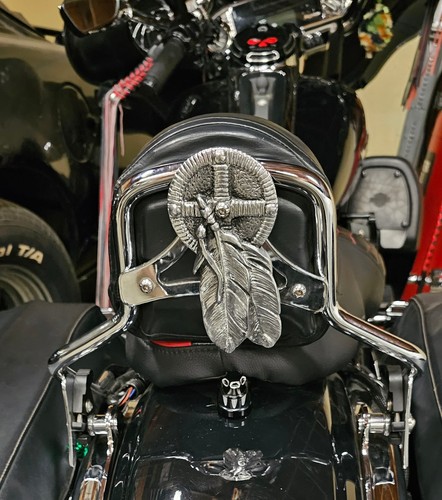 Chrome Dome Polished Aluminum Medicine Wheel Backrest Insert - MWBR-1 ...