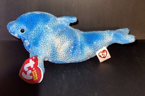 TY Beanie baby - DOCKS the Blue Dolphin MWMTs | eBay