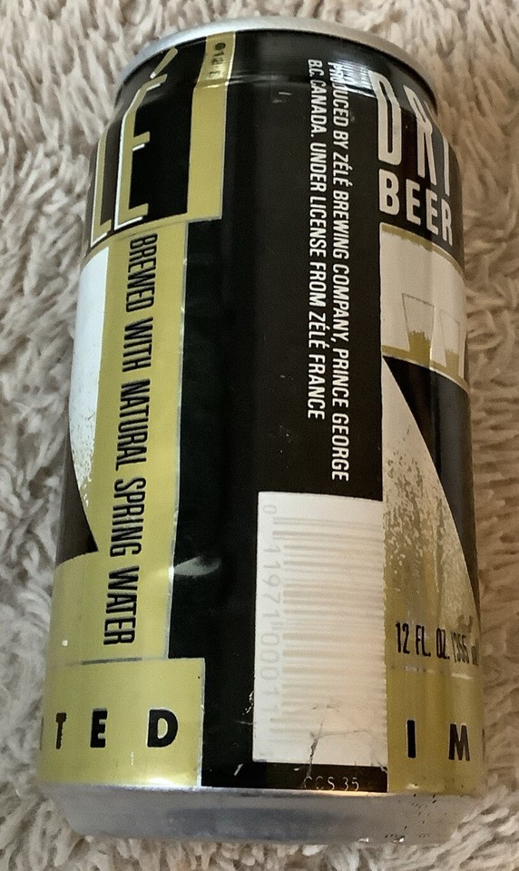 Zele Dry Beer Can Ziele Brewing Co Prince George BC CANADA | eBay