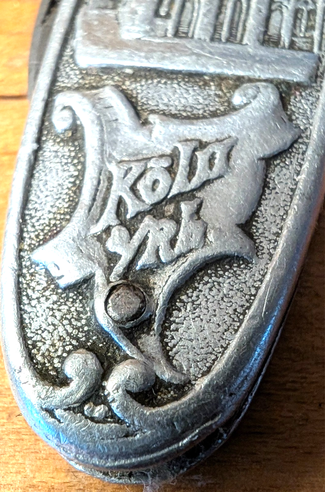 Vintage Antique German Pocket Knife Köla a/Rh City View & Cathedral | eBay
