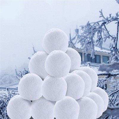 100x Indoor White Fake Snowballs Throwing Christmas Winter Tree Xmas ...