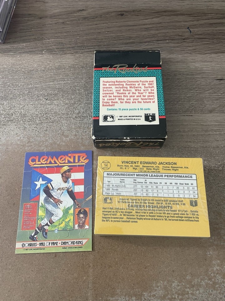 1987 DONRUSS THE ROOKIES BASEBALL FACTORY SEALED SET BO JACKSON ROOKIE ...