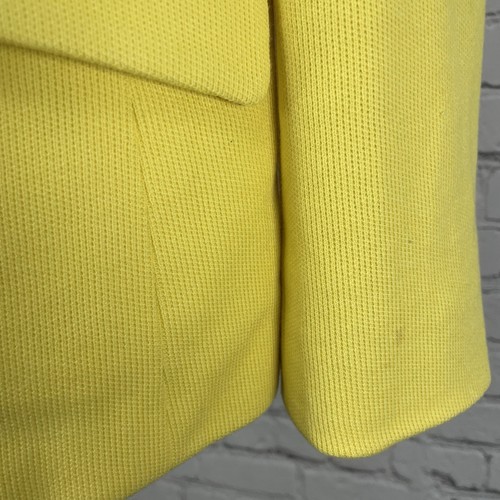 Talbots Yellow 100% Cotton 2 Gold Button Vented Notch Blazer Jacket ...