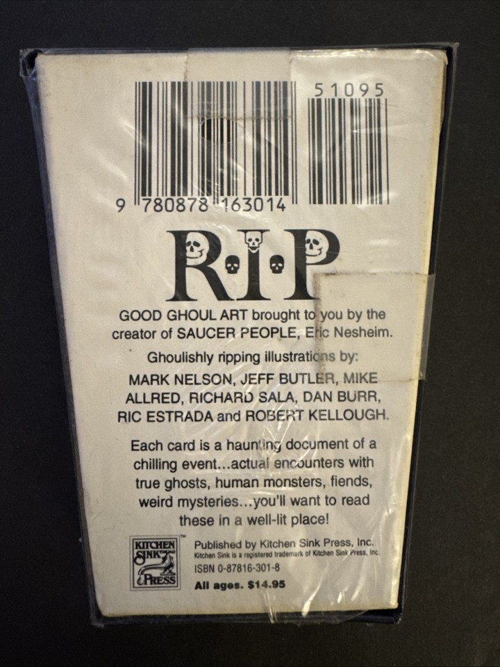 RIP Real Monsters Demons Ghosts 42 Paranormal Trading Cards Kitchen ...