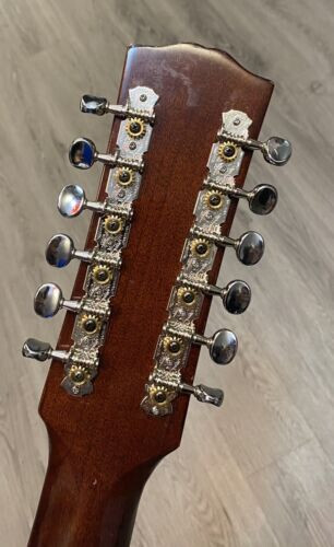 A4 New Vintage Style Chrome Tuners for 12 String Acoustic Guitar 1 ...