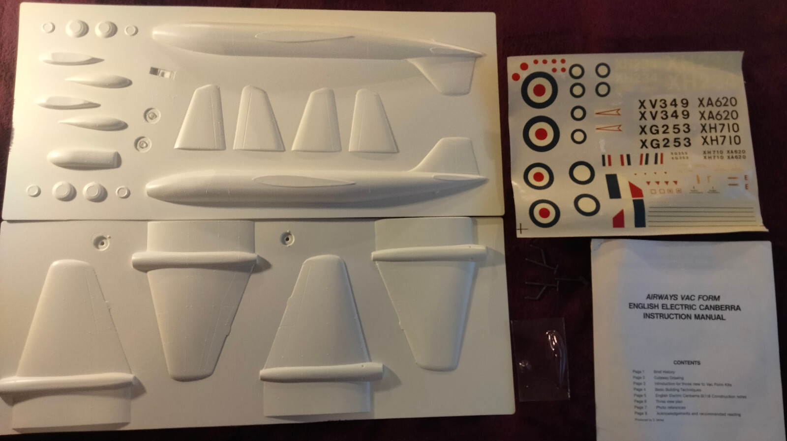 Airways Vac Form 1:48 E.E. Canberra B(I)8 Model Kit B(I). *COMPLETE ...