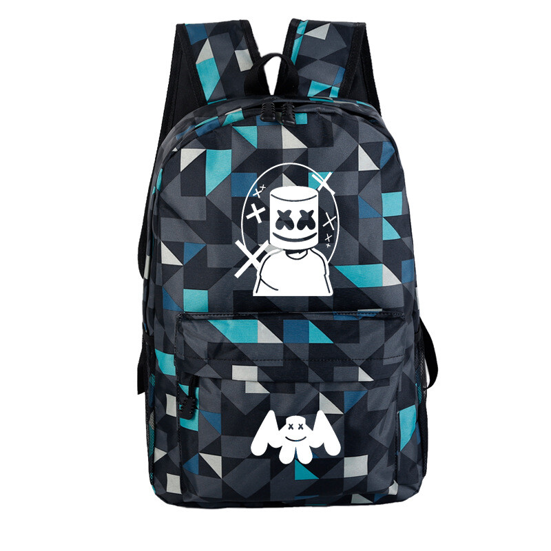 Marshmello DJ Backpack School Bag Bookbag Travelbag Rucksack Bag Back ...
