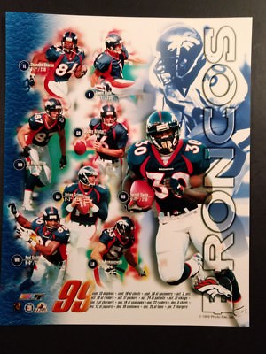 1999 DENVER BRONCOS 8x10 Team Composite 8x10 Photo | eBay