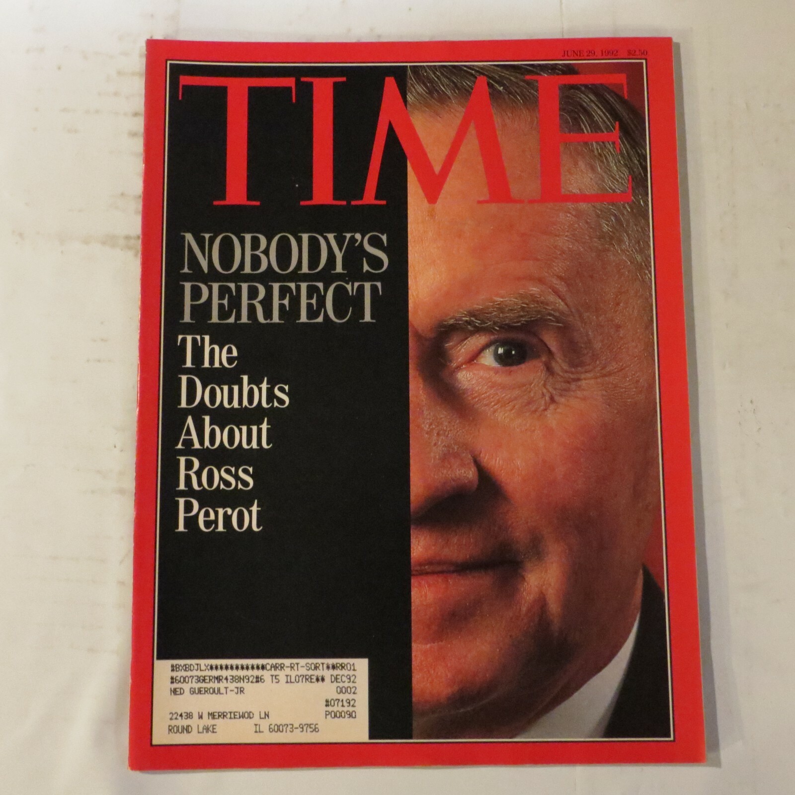 Time Magazine June 29, 1992- The Other Side Of Ross Perot N1 | eBay