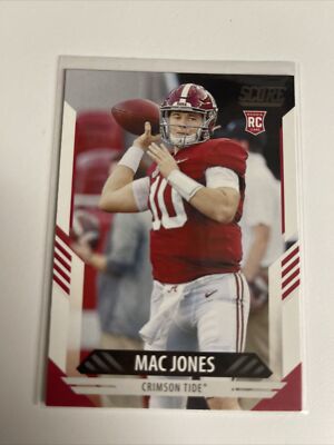 2021 Score Mac Jones Rookie RC #306 Alabama | eBay