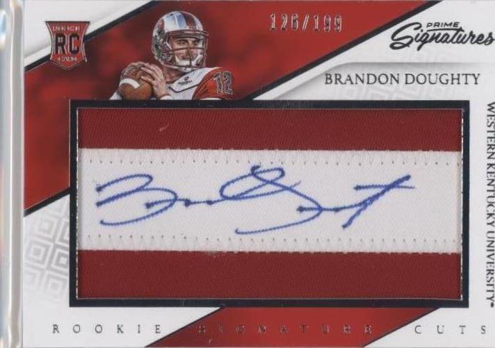 2016 Panini Prime Signatures - Rookie Signature Cuts Brandon Doughty ...