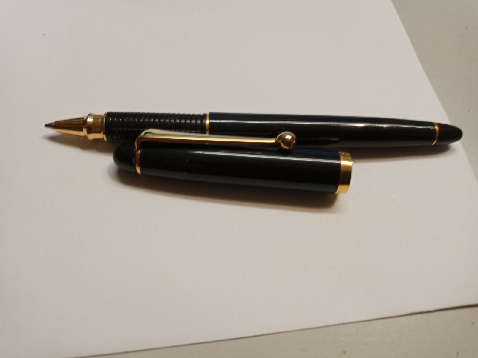 COLIBRI BALL POINT PEN BLACK & GOLD WITH CASE . | eBay