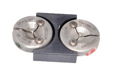1-64 UNC-3A ~ Thread Ring Gage ~ Go No/Go - .073 - 64 TPI ~ Mercury | eBay