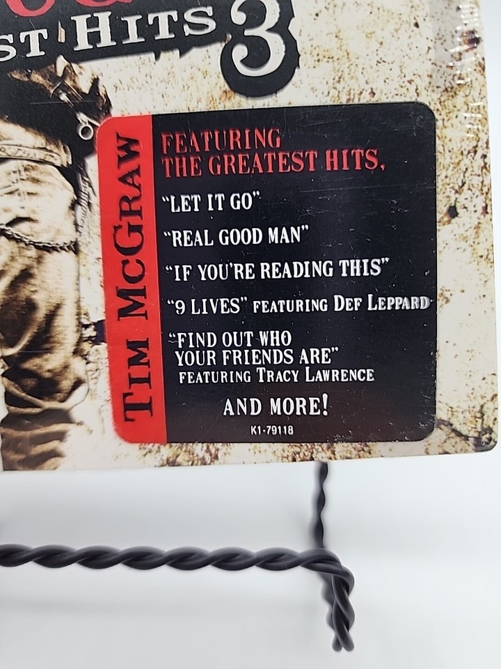 Tim McGraw - Greatest Hits Vol. 3 (2008, Cardboard Sleeve) Factory ...