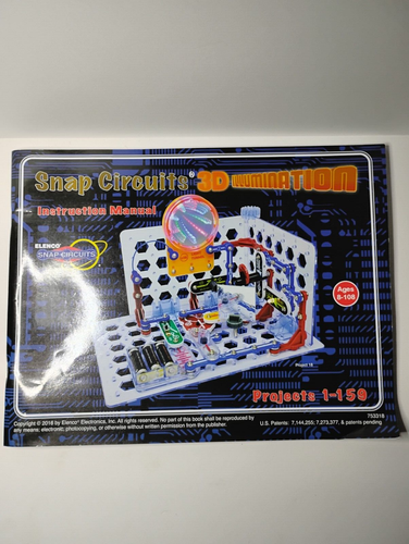 Snap Circuits by Elenco 3D illumination instruction Manual | eBay