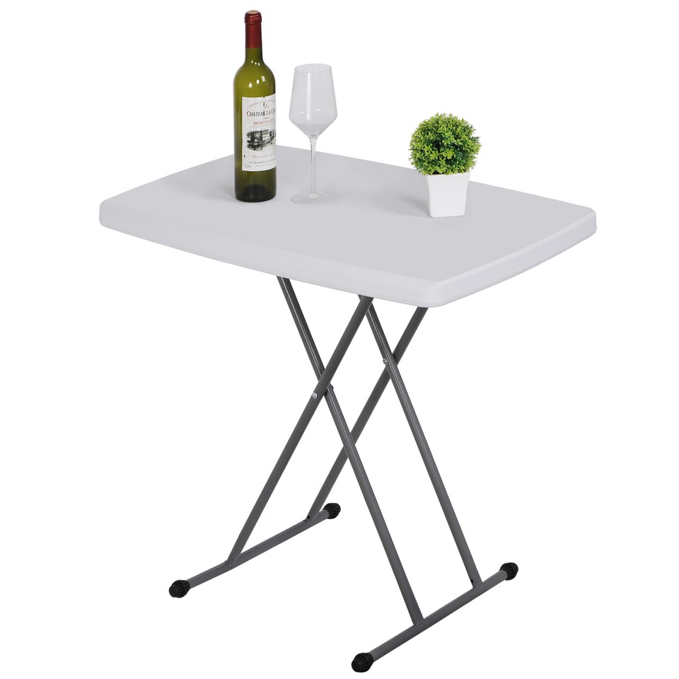 30 Inch Heavy Duty Rectangular Folding Table Dining Utility Table TV ...