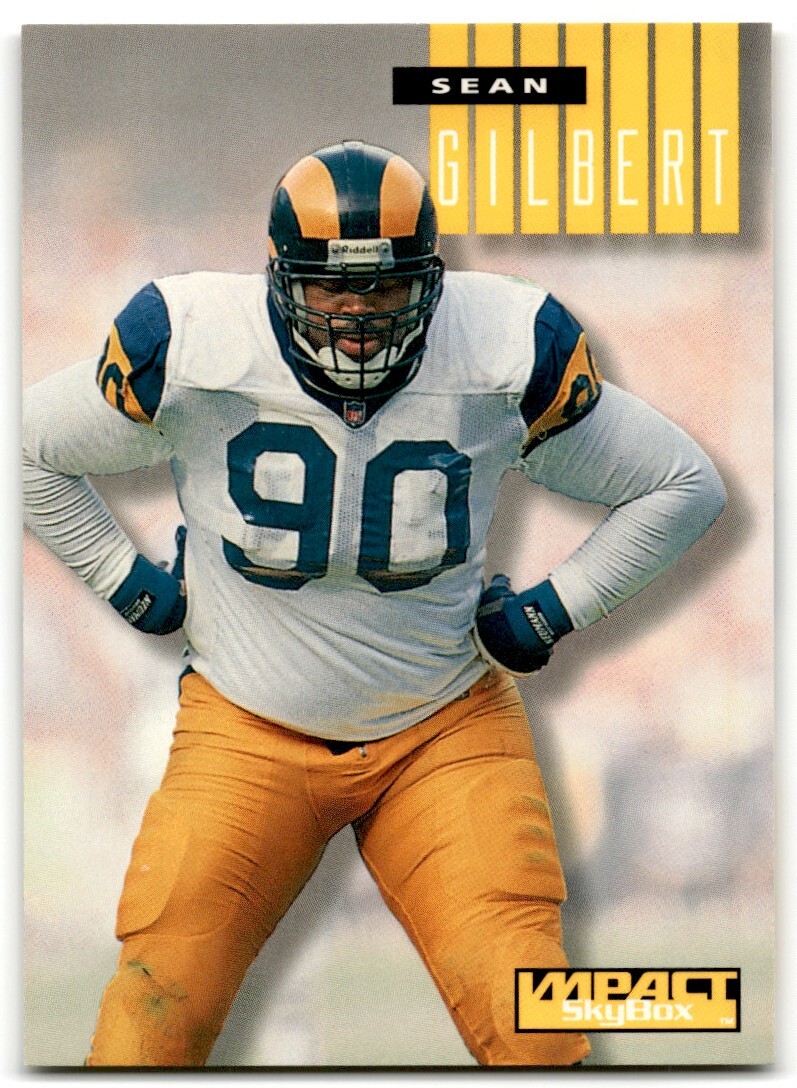 1994 SkyBox Impact Sean Gilbert Los Angeles Rams #143 | eBay